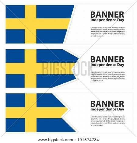 Sweden Flag Banners Vector & Photo (Free Trial) | Bigstock