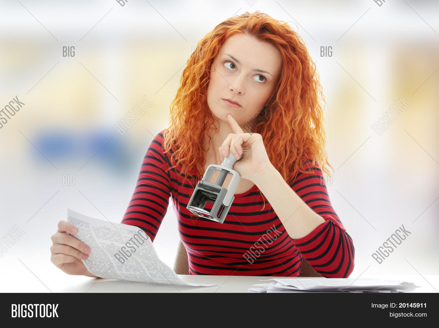 Secretary Stamp Image & Photo (Free Trial) | Bigstock