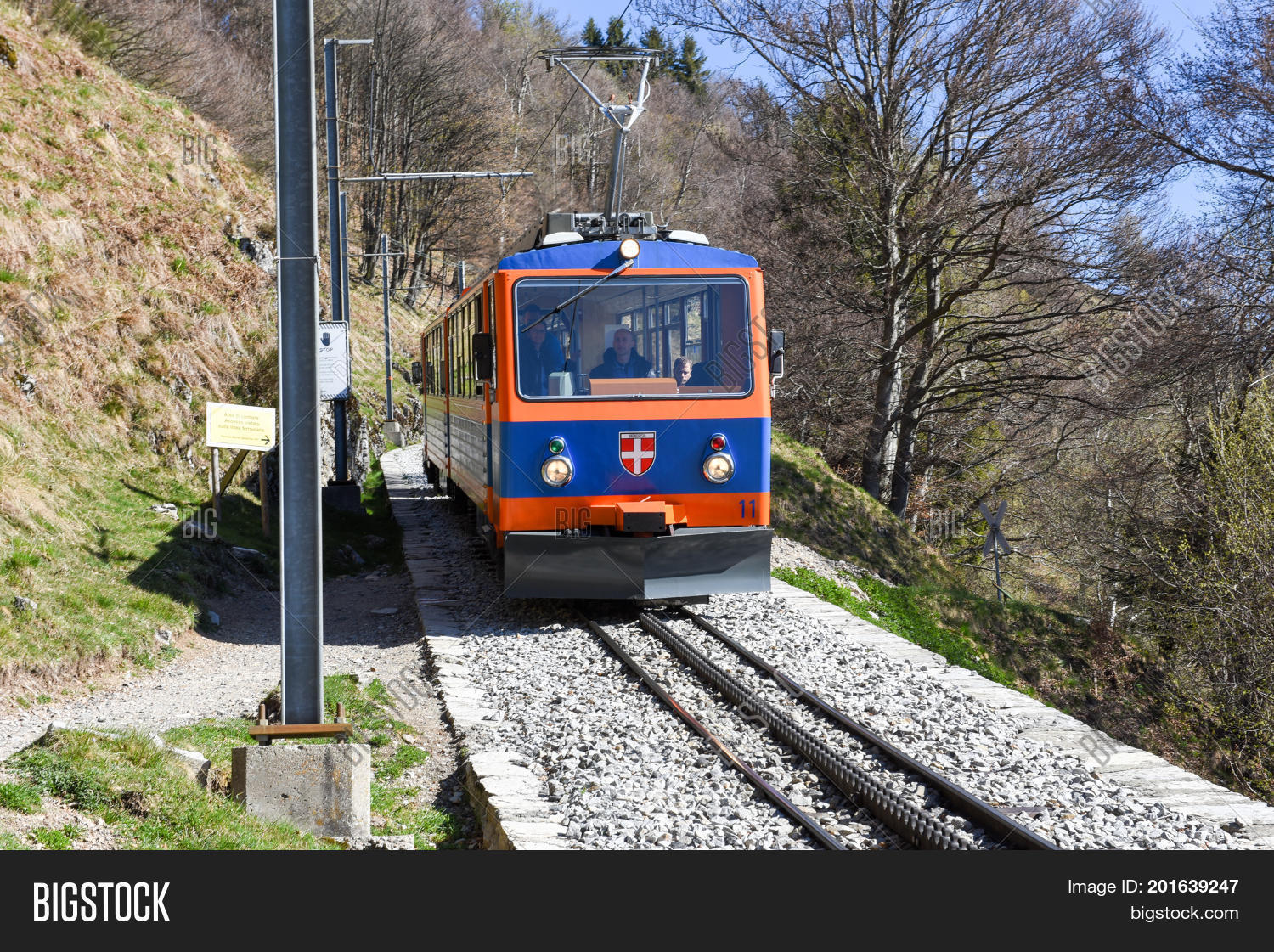 Rack Train That Rises Image & Photo (Free Trial) | Bigstock