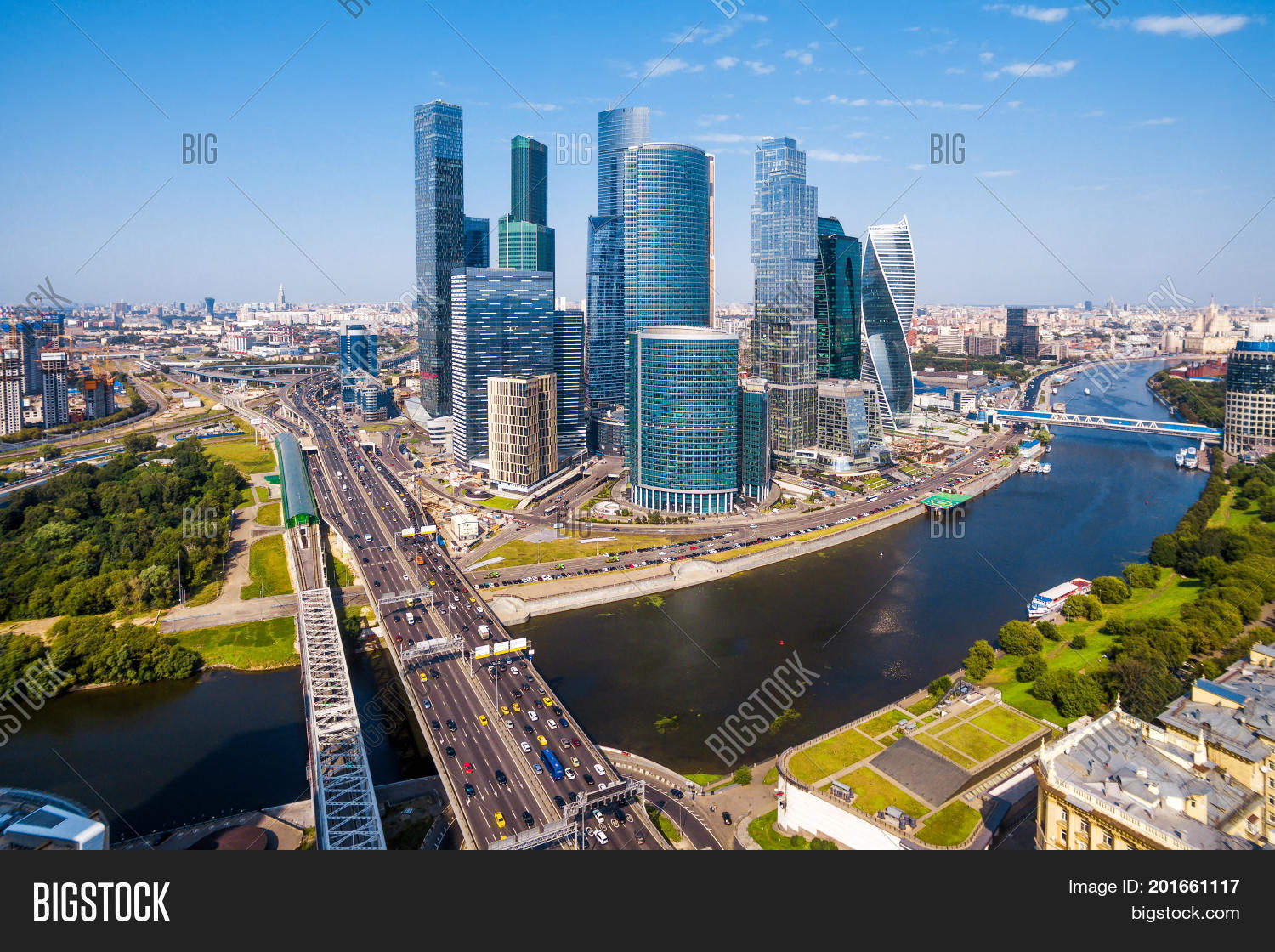 Aerial View Moscow Image & Photo (Free Trial) | Bigstock