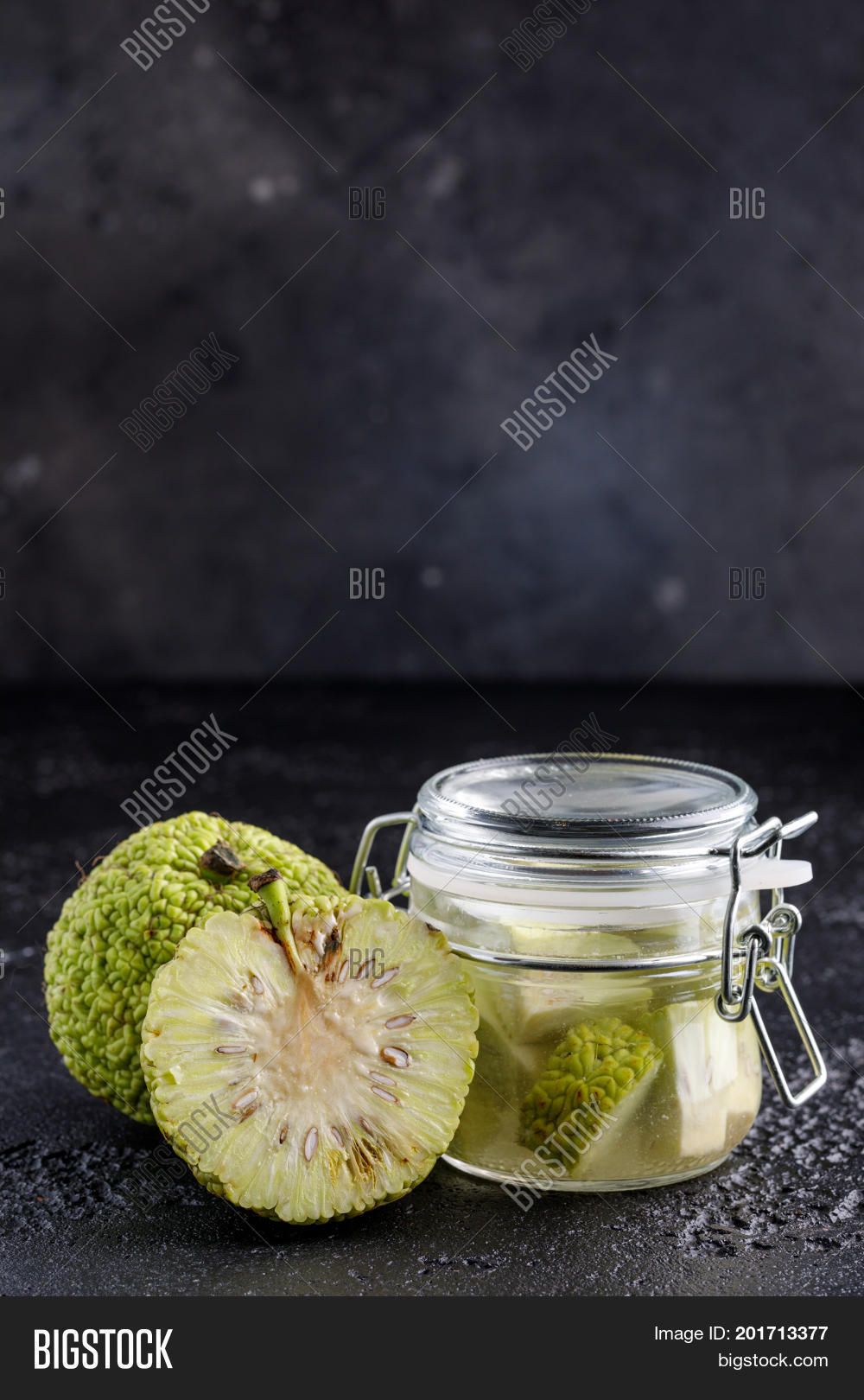 Adam's Apple On Black Image & Photo (Free Trial) | Bigstock