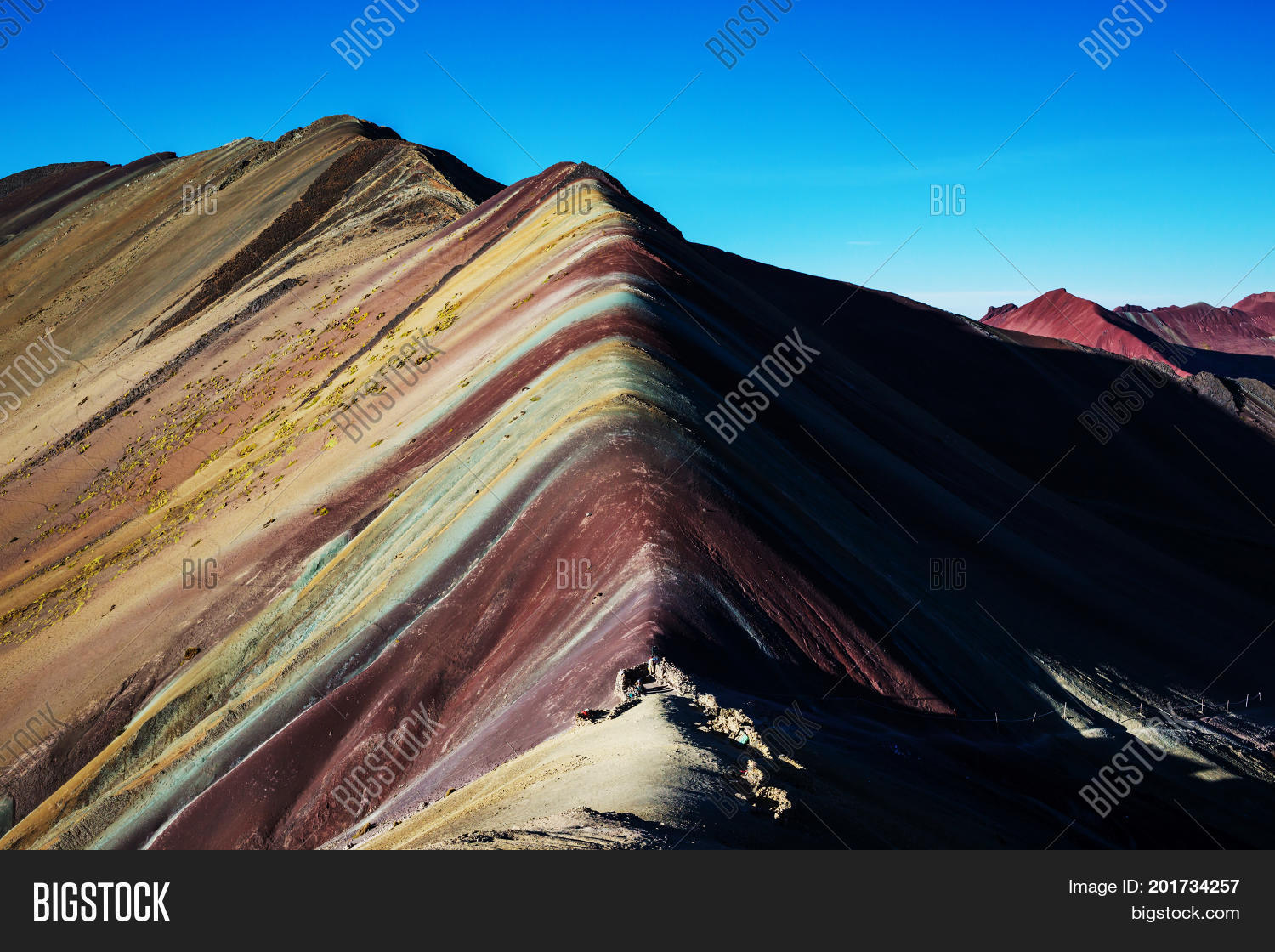 Hiking Scene Vinicunca Image & Photo (Free Trial) | Bigstock