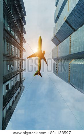 Airplane Flying Over Image & Photo (Free Trial) | Bigstock