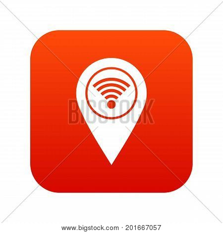 Map Pin Pointer Wi Fi Vector & Photo (Free Trial) | Bigstock