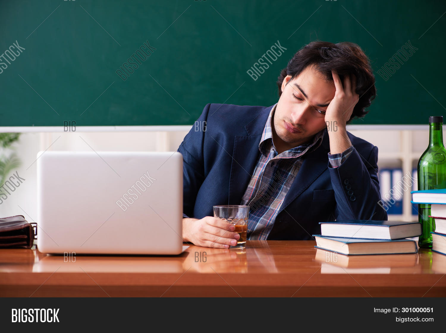 Male Teacher Drinking Image & Photo (Free Trial) | Bigstock