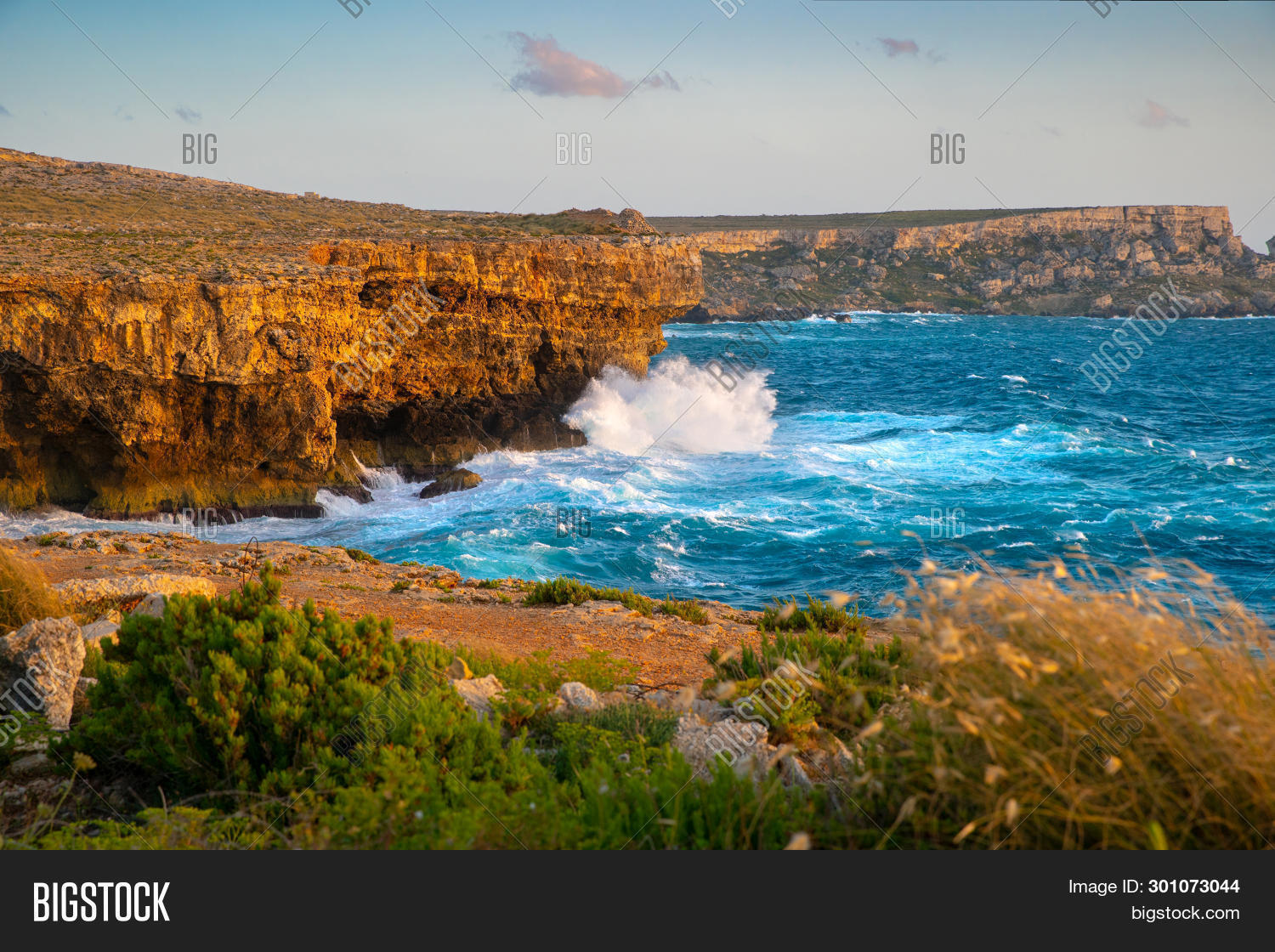 Malta Coastline. Malta Image & Photo (Free Trial) | Bigstock