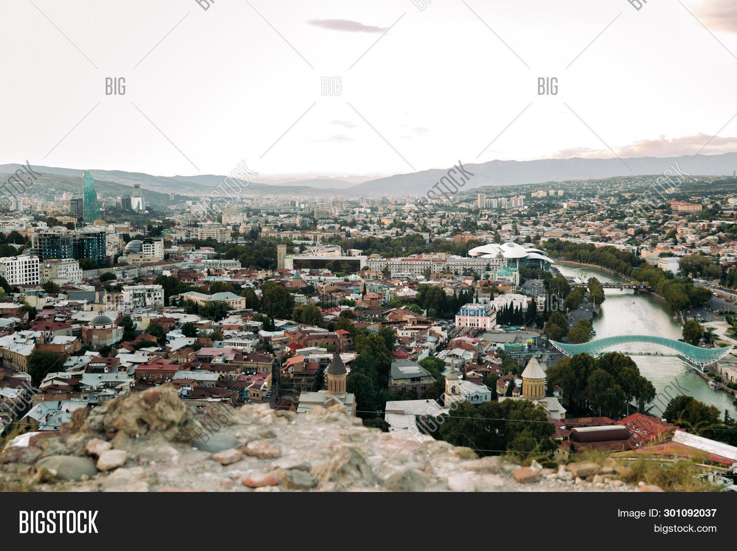 Panoramic View Tbilisi Image & Photo (Free Trial) | Bigstock
