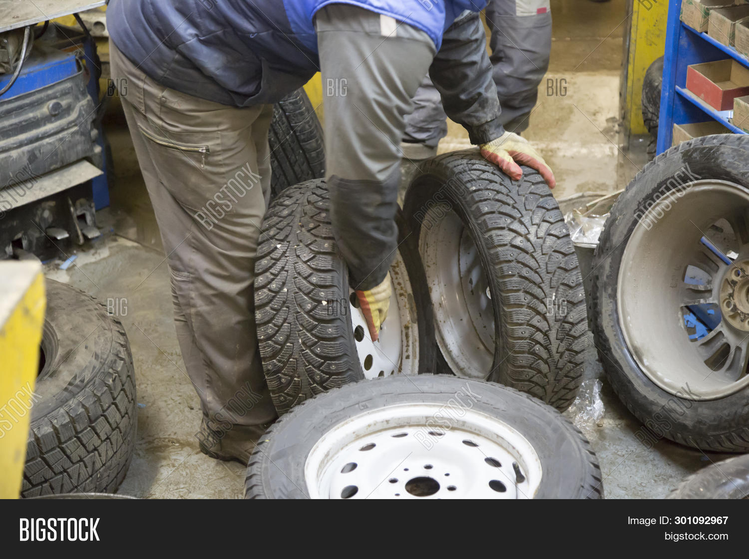 Shop Selling Tires. Image & Photo (Free Trial) | Bigstock