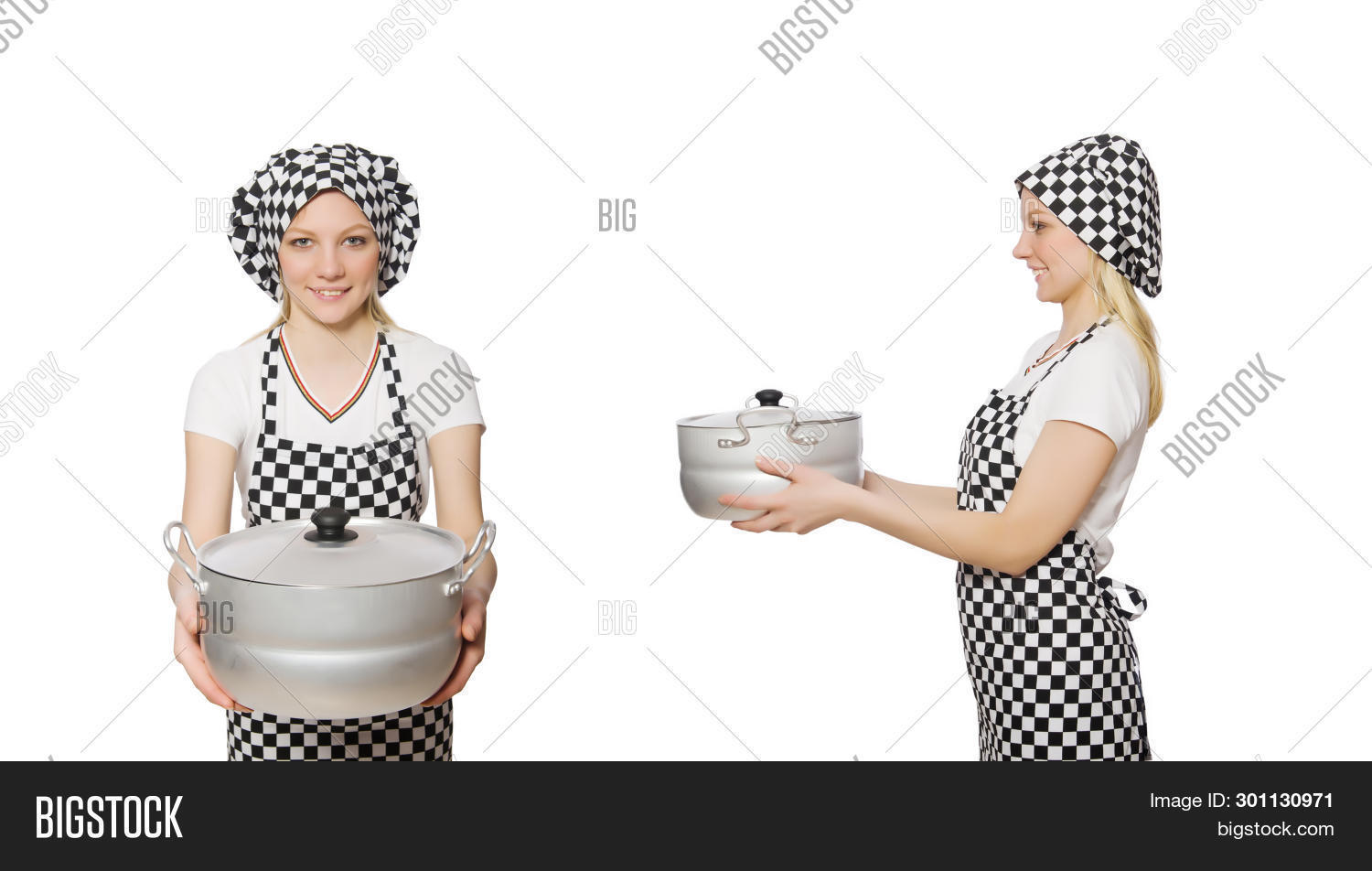 Woman Cook Isolated On Image & Photo (Free Trial) | Bigstock