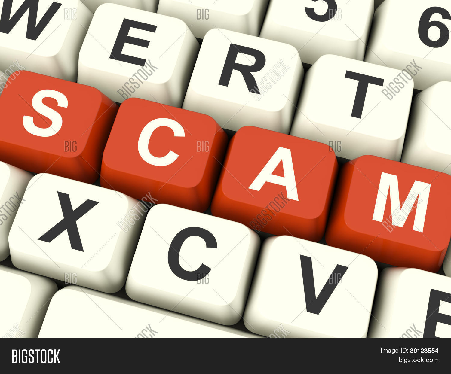 Scam Computer Keys Image & Photo (Free Trial) | Bigstock