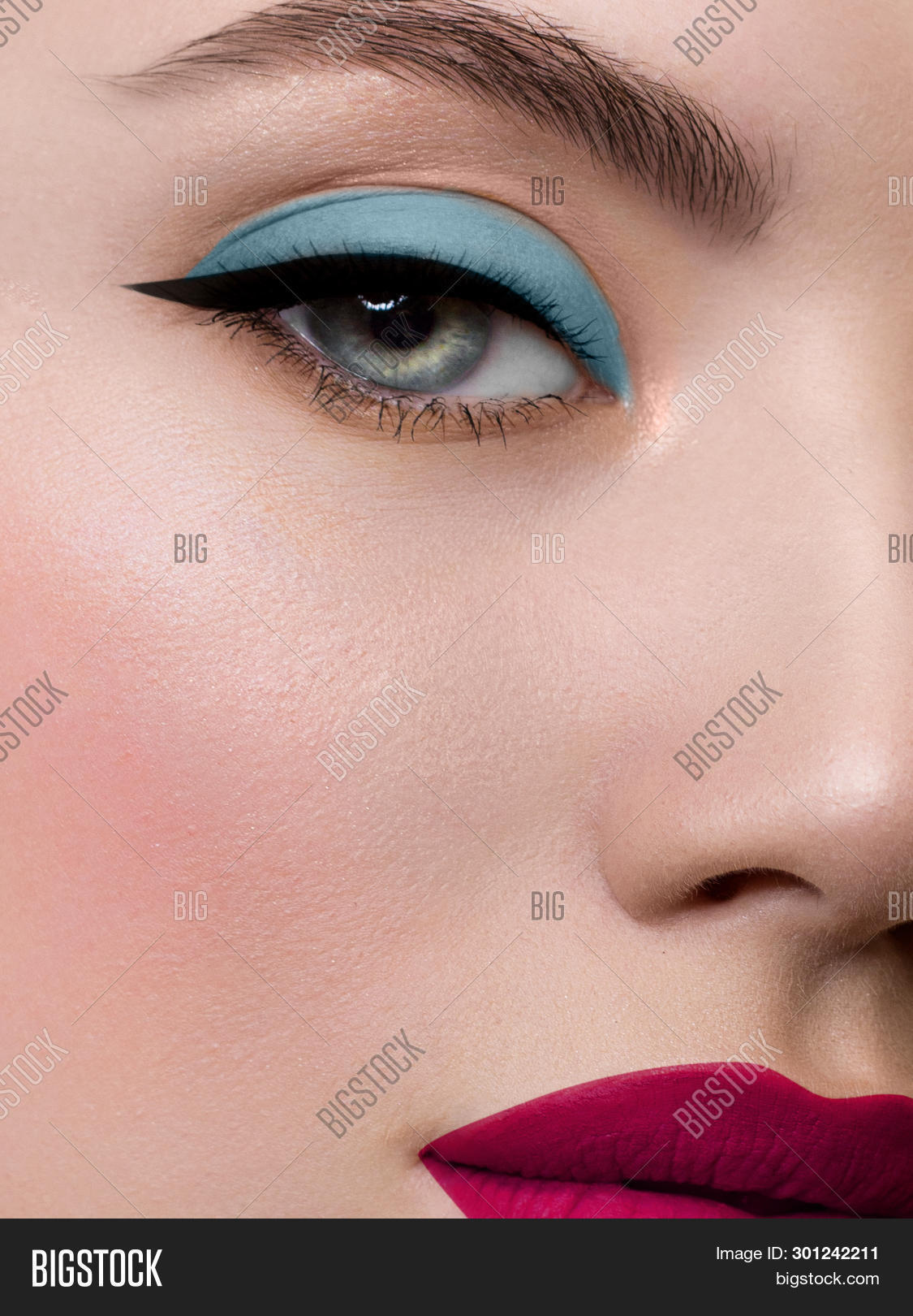 Half Beauty Portrait Image & Photo (Free Trial) | Bigstock
