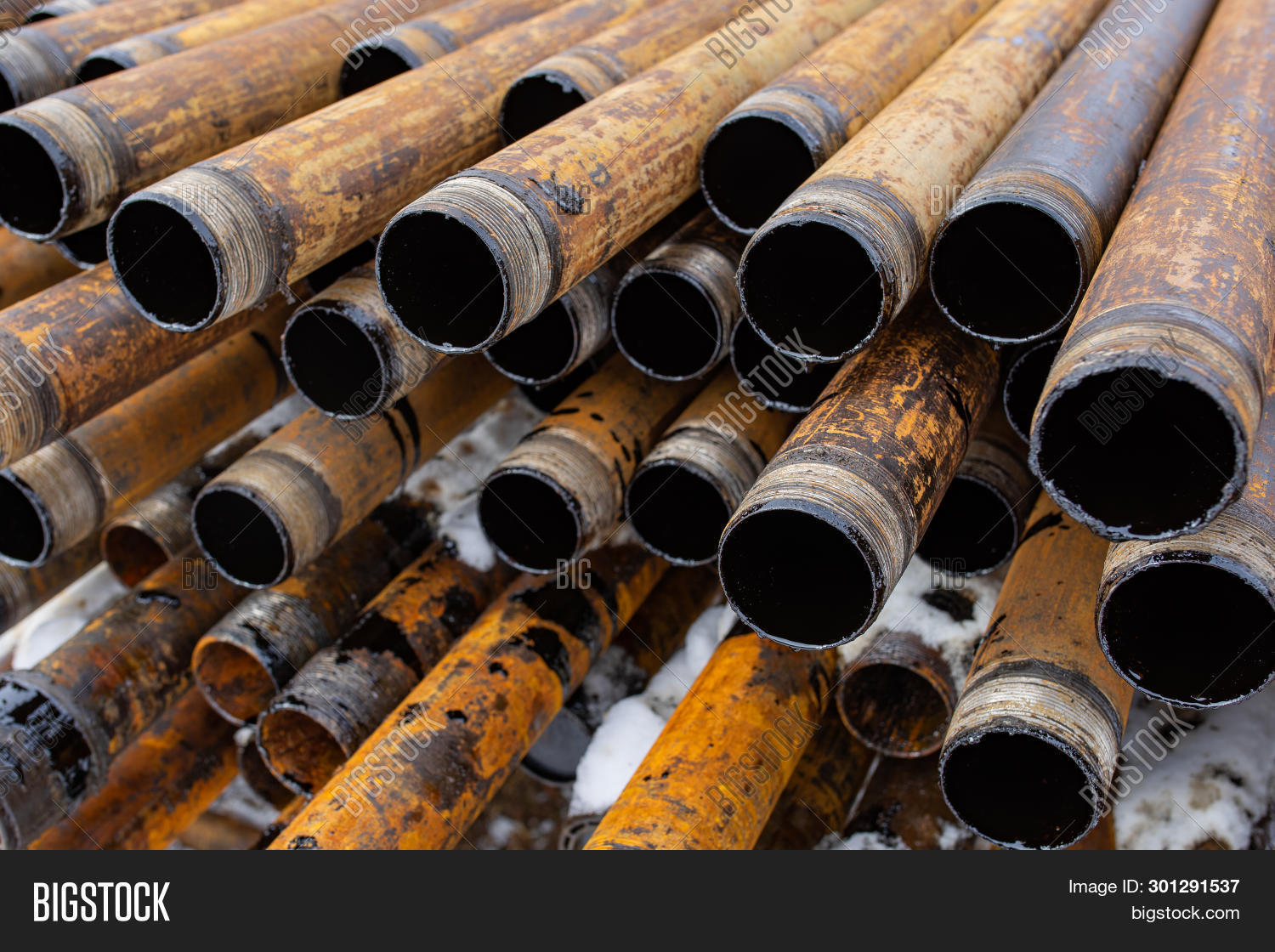 Salvaged Pipes Casings Image & Photo (Free Trial) | Bigstock