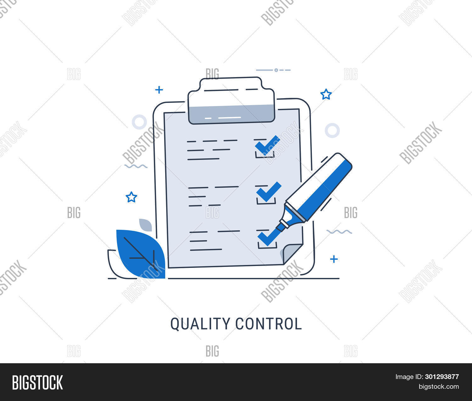 Quality Control Check Vector & Photo (Free Trial) | Bigstock