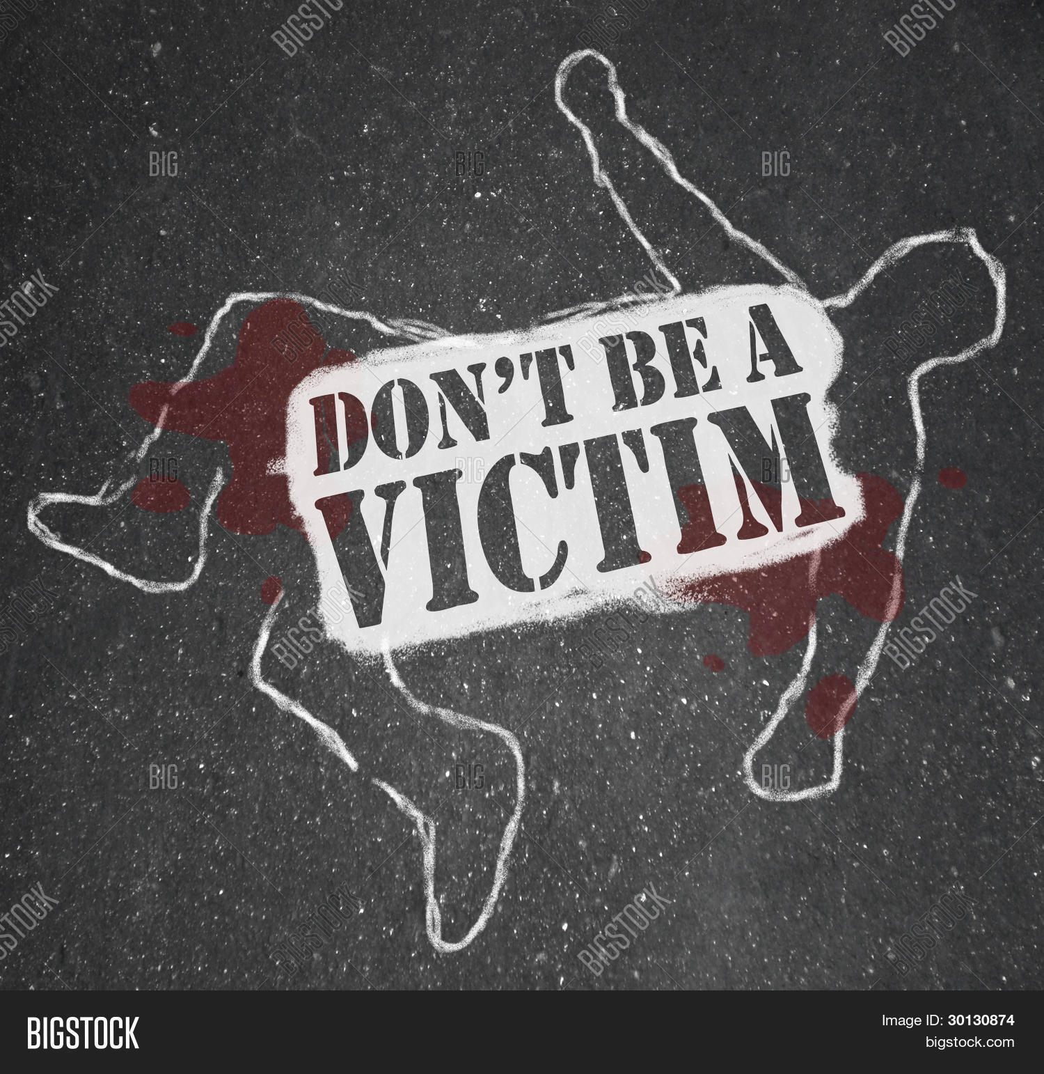 Chalk Outline Dead Image & Photo (Free Trial) | Bigstock