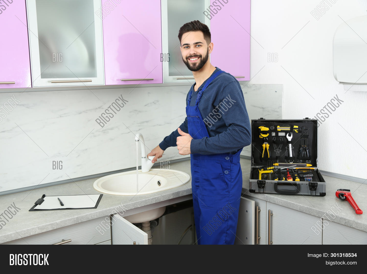 Male Plumber Uniform Image & Photo (Free Trial) | Bigstock