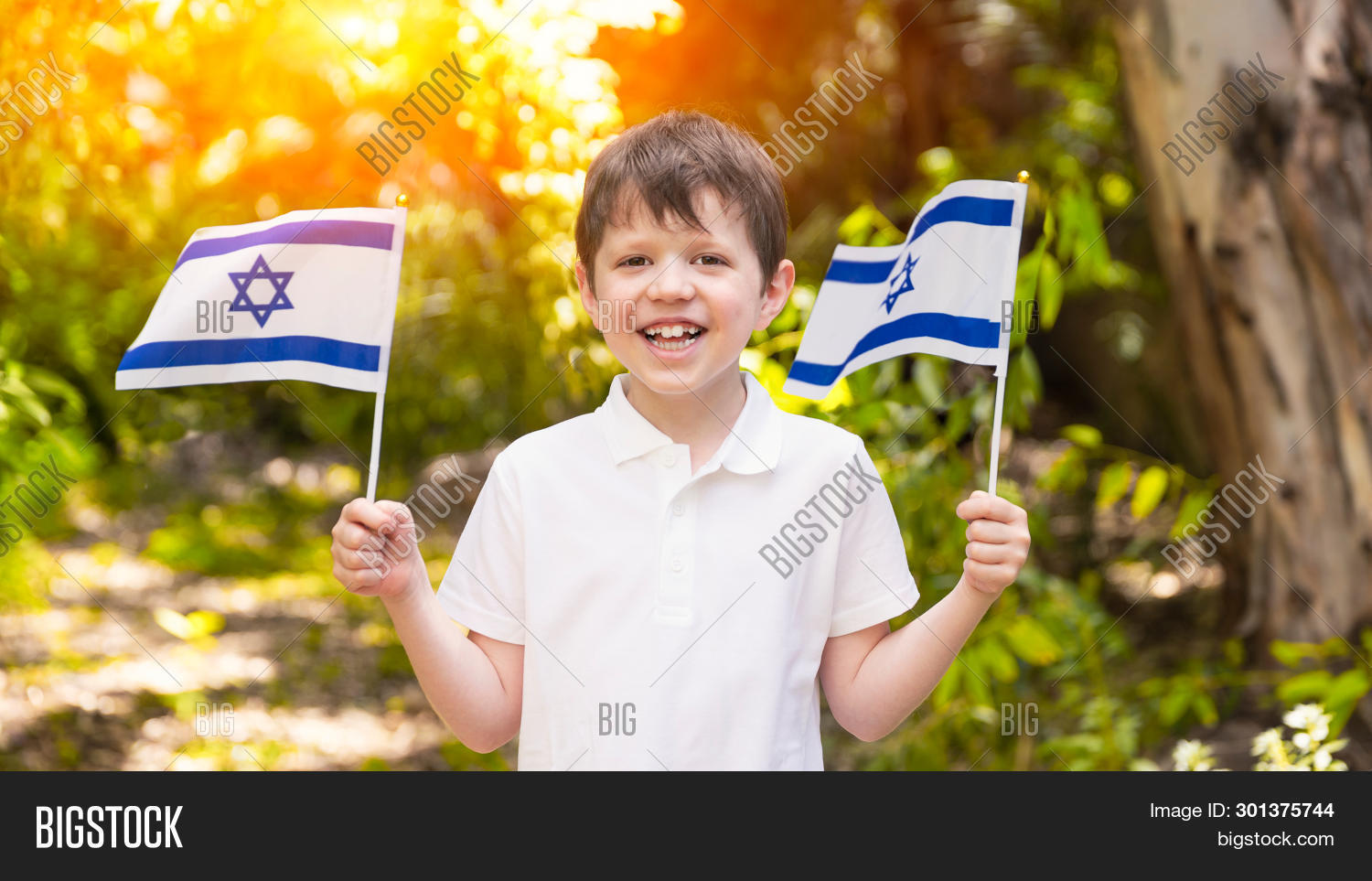 Israeli Happy Boy Hold Image & Photo (Free Trial) | Bigstock