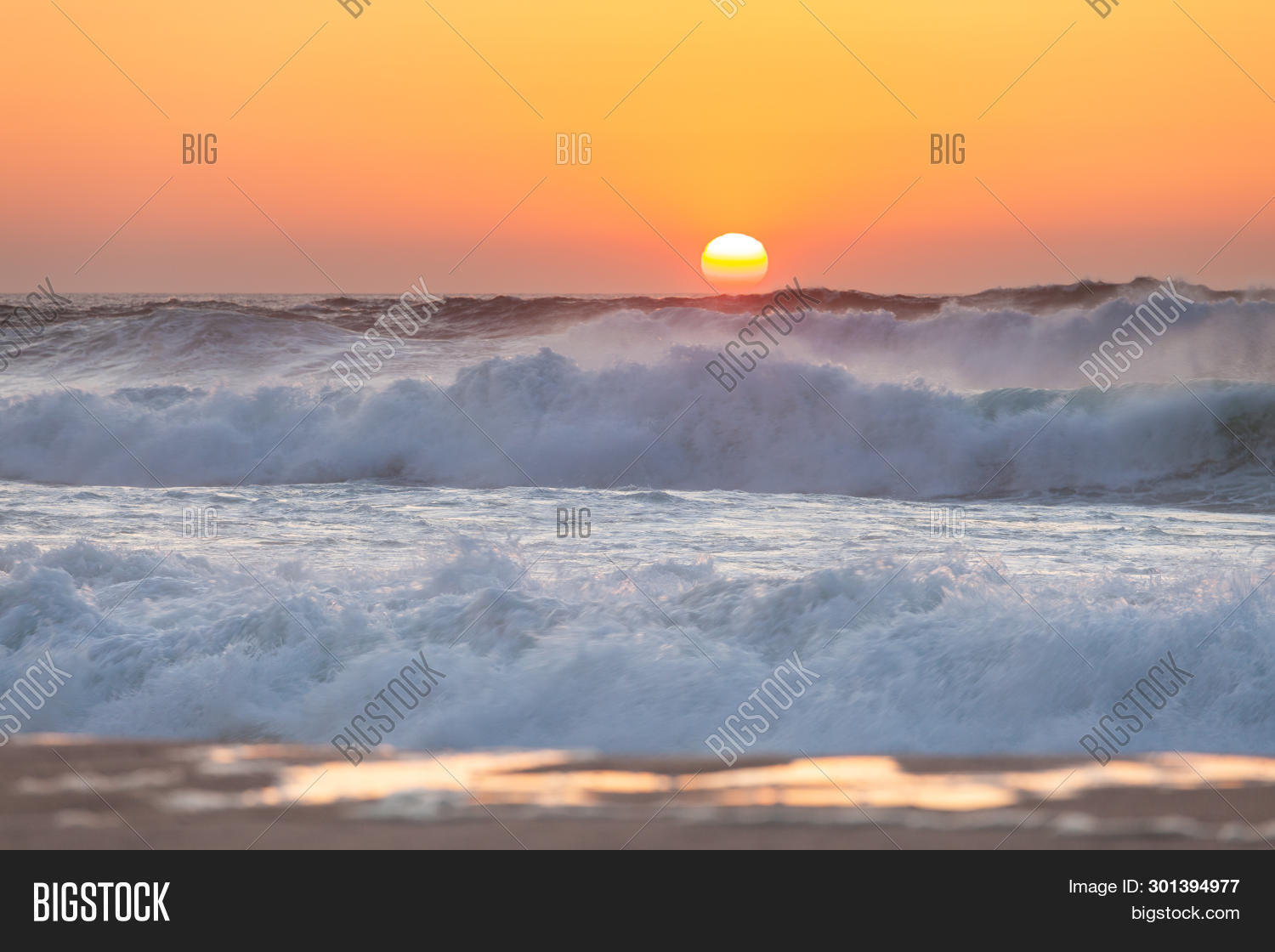 Sunset Over Ocean. Image & Photo (Free Trial) | Bigstock