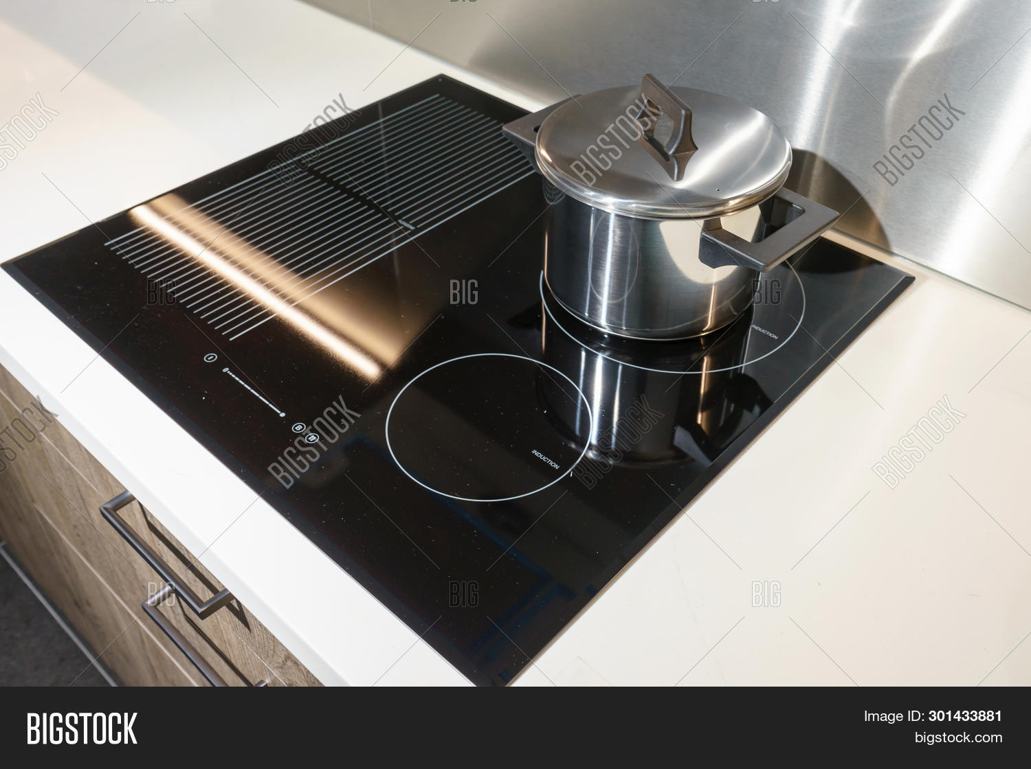 Metal Pot On Induction Image & Photo (Free Trial) | Bigstock