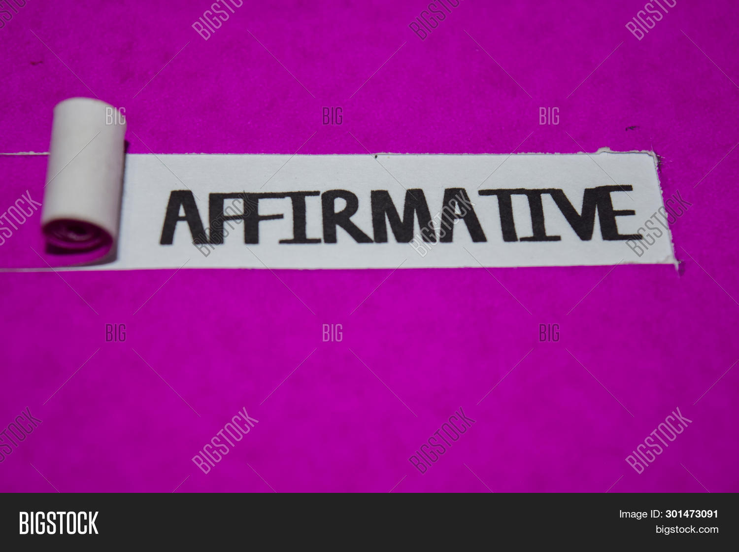 Affirmative Text, Image & Photo (Free Trial) | Bigstock