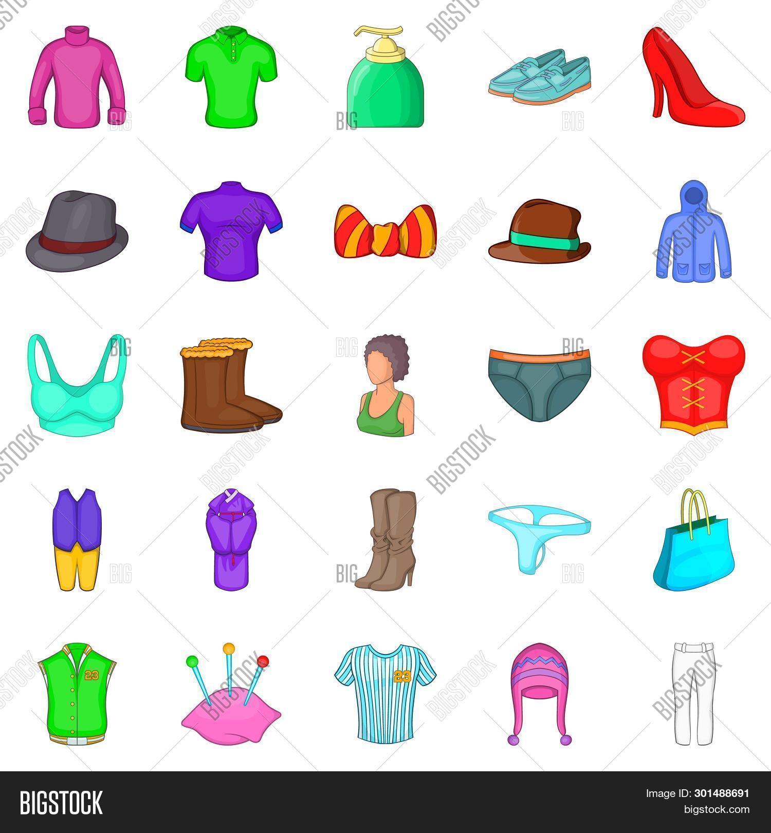 Mod Icons Set. Cartoon Image & Photo (Free Trial) | Bigstock