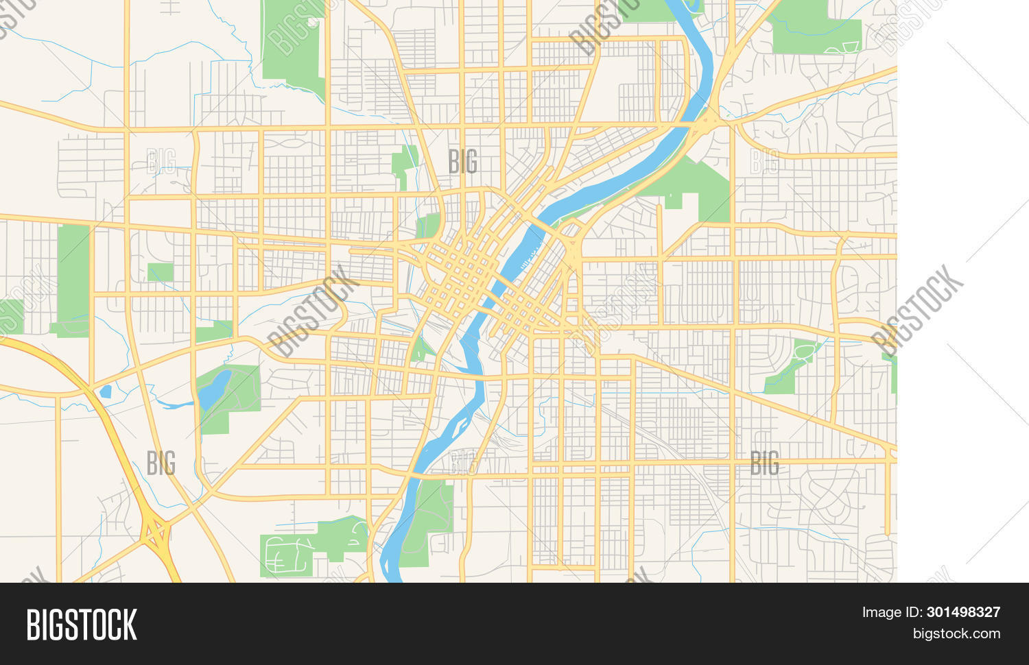 Empty Vector Map Vector & Photo (Free Trial) | Bigstock