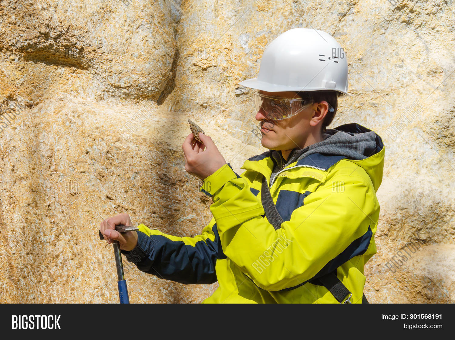 Male Geologist Helmet Image & Photo (Free Trial) | Bigstock