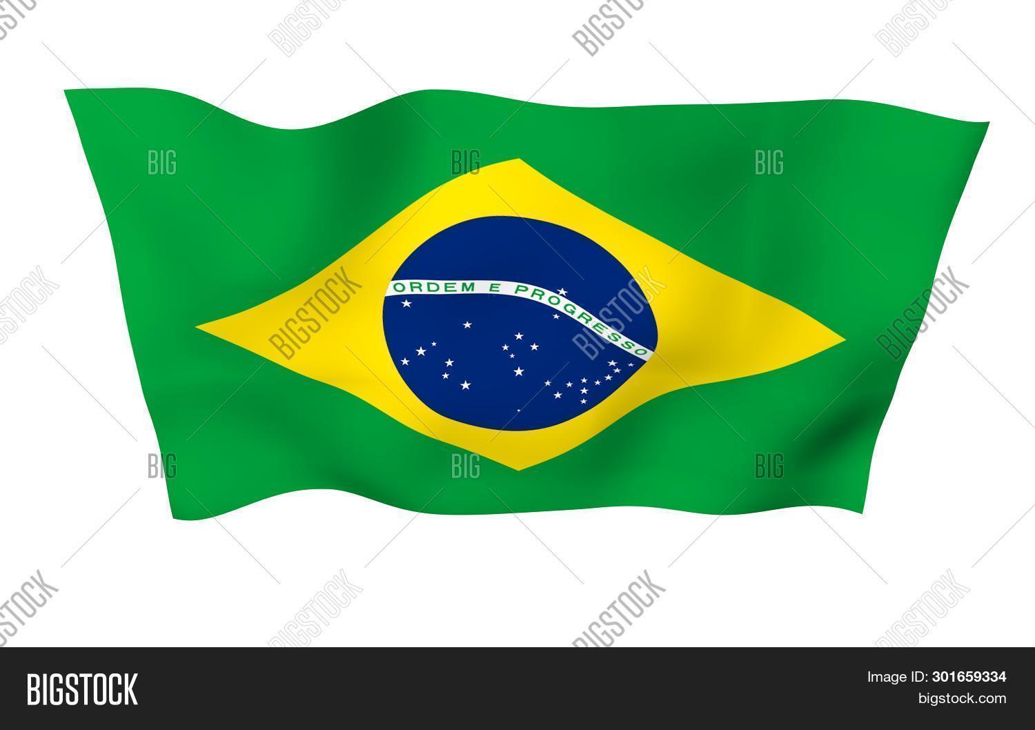 Waving Flag Brazil. Image & Photo (Free Trial) | Bigstock