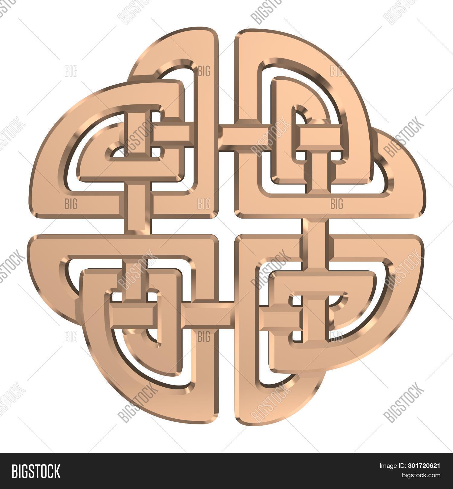 Golden Celtic Knot Image & Photo (Free Trial) | Bigstock