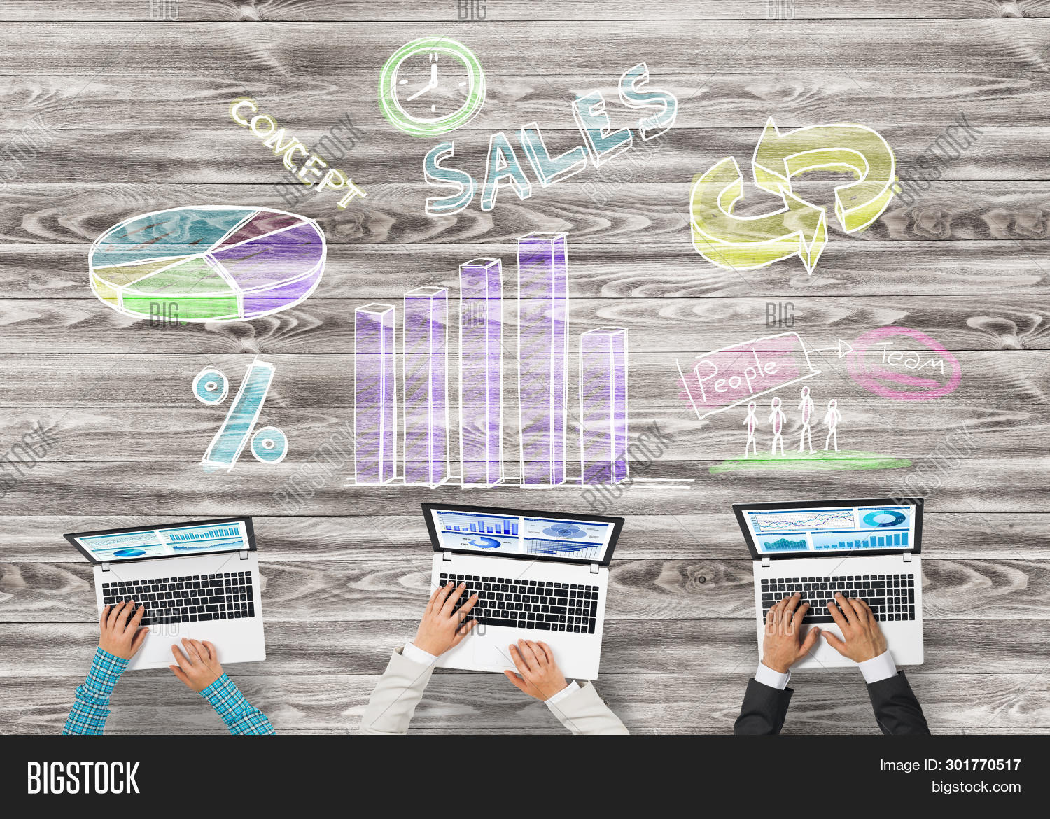 Group Three People Image & Photo (Free Trial) | Bigstock