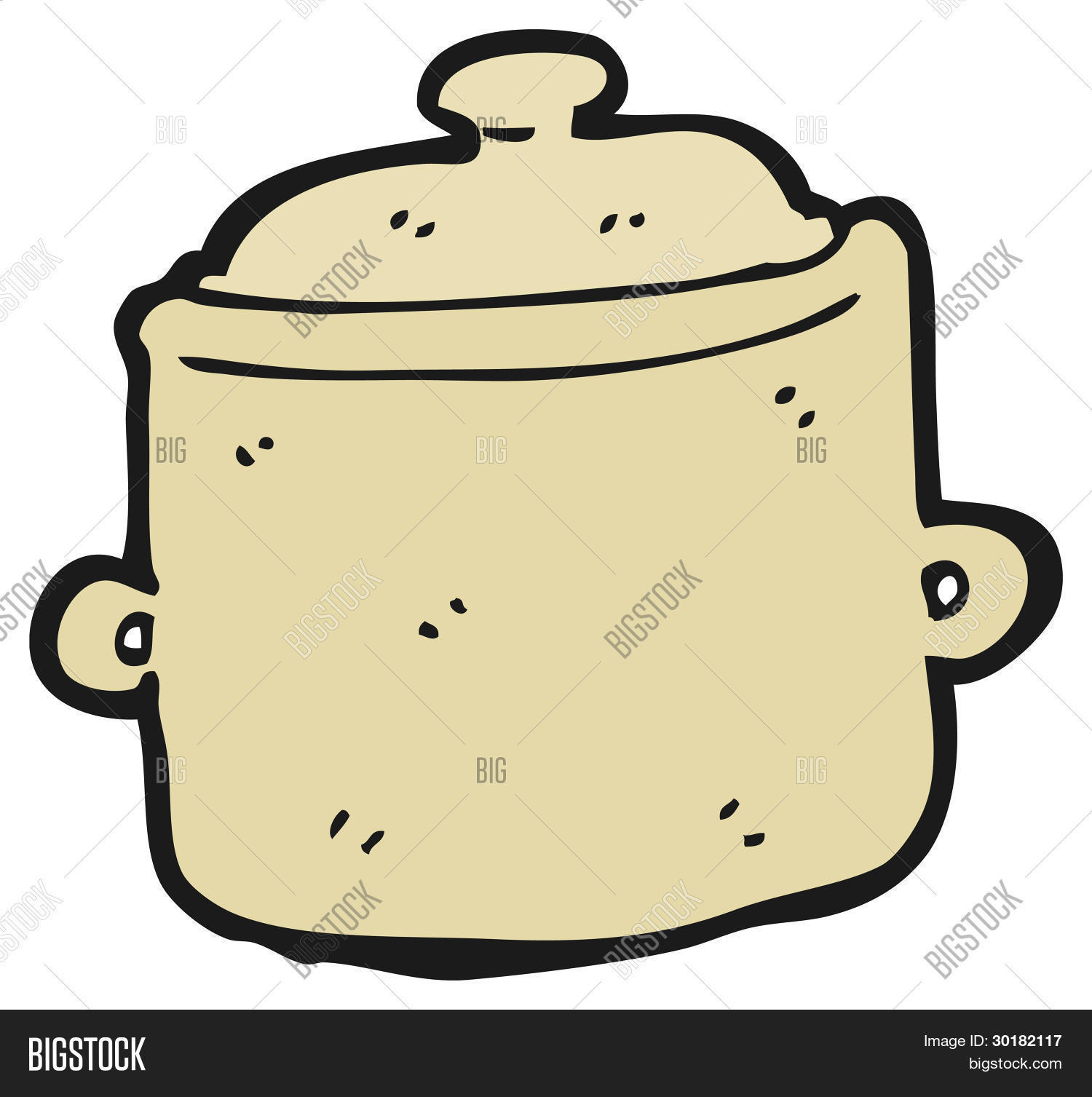 Cooking Pot Cartoon ( Image & Photo (Free Trial) | Bigstock