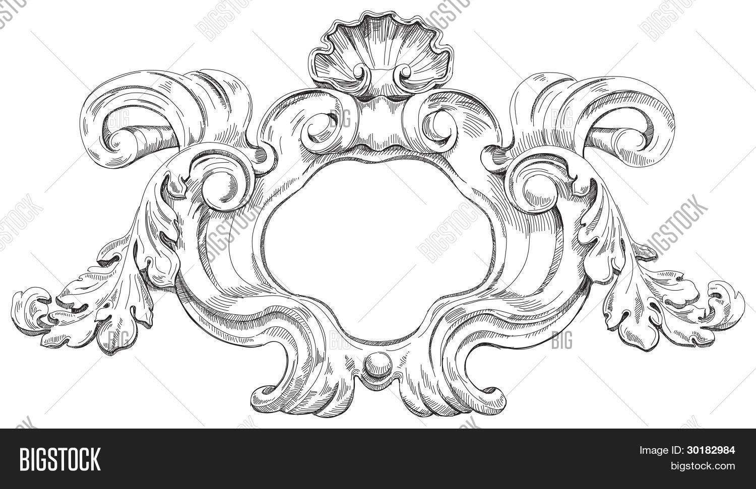 Vintage Frame. Bitmap Image & Photo (Free Trial) | Bigstock