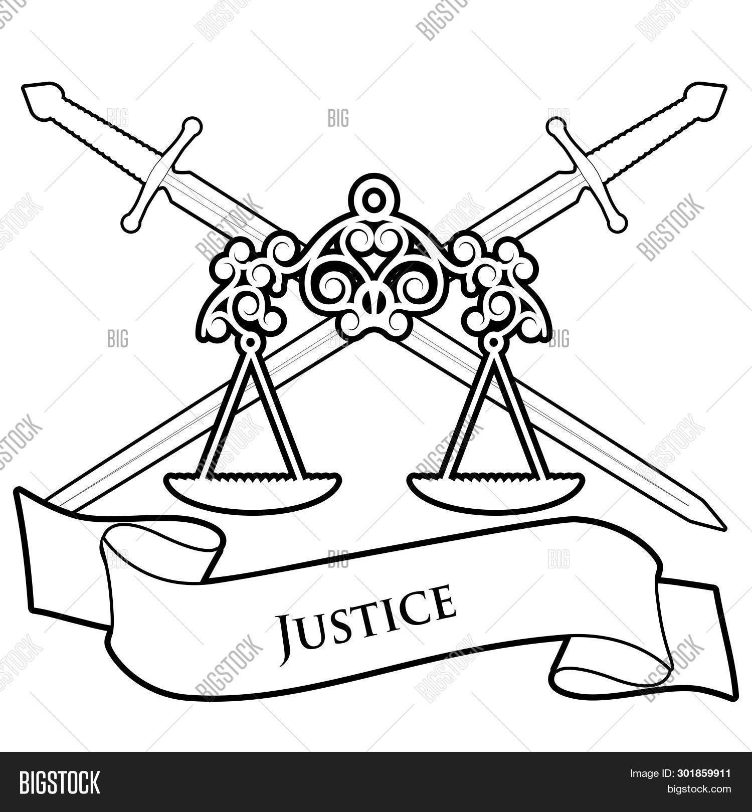 Symbols Justice. Vector & Photo (Free Trial) | Bigstock