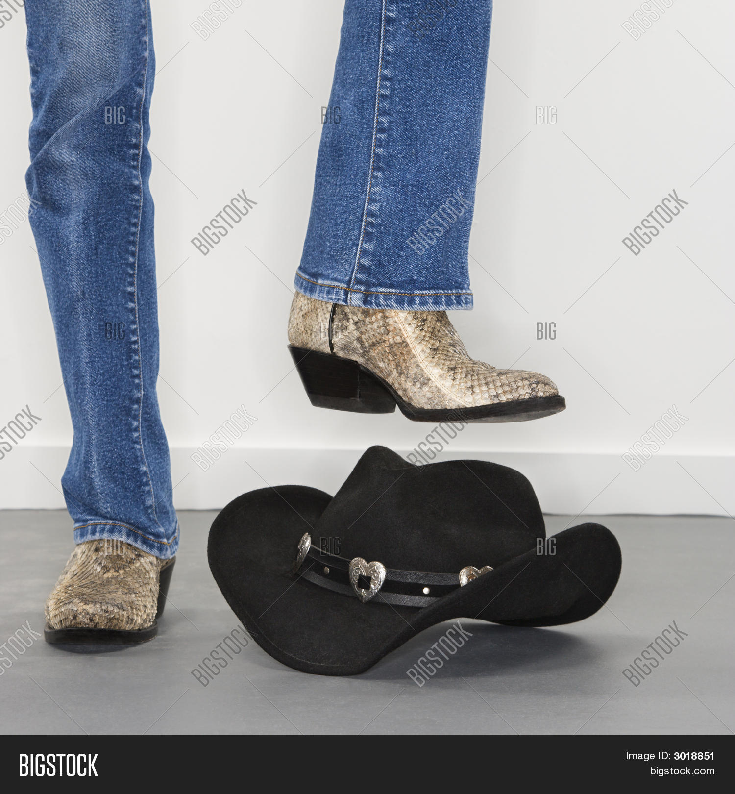 Boots Stomping Cowboy Image & Photo (Free Trial) | Bigstock