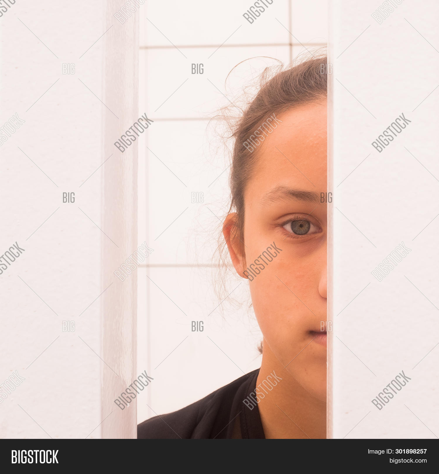 Close Half Face Image & Photo (Free Trial) | Bigstock