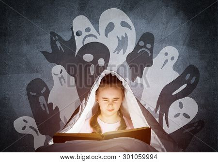 Scared Kid Open Book Image & Photo (Free Trial) | Bigstock