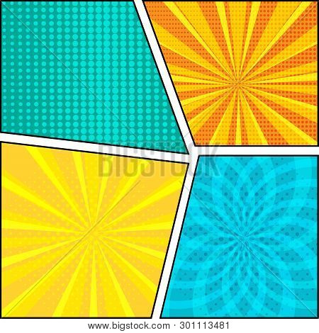 Set Comic Bright Vector & Photo (Free Trial) | Bigstock