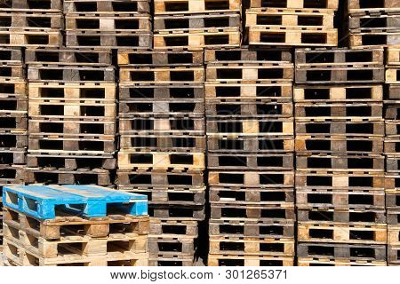 Pallets Background. Image & Photo (Free Trial) | Bigstock