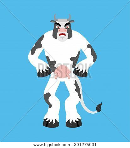 Cow Angry. Farm Vector & Photo (Free Trial) | Bigstock