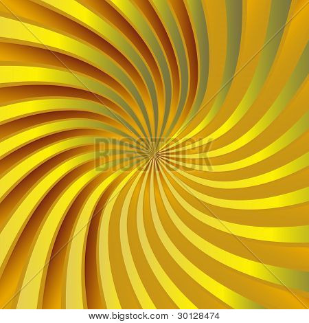 Yellow Spiral Vortex Vector & Photo (Free Trial) | Bigstock