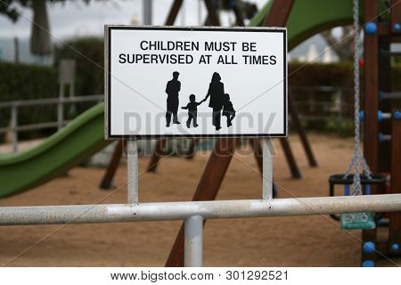 Warning Sign Children Image & Photo (Free Trial) | Bigstock