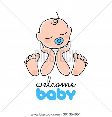 Welcome Baby. Cute Vector & Photo (Free Trial) | Bigstock