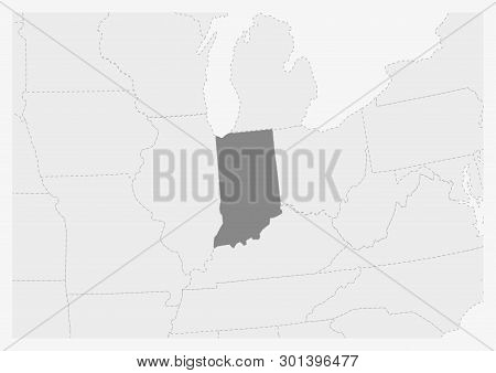 Map Usa Highlighted Vector & Photo (Free Trial) | Bigstock