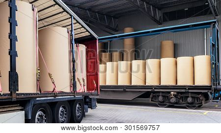 Truck Loading Image & Photo (Free Trial) | Bigstock