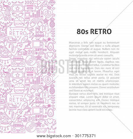 80s Retro Line Vector & Photo (Free Trial) | Bigstock