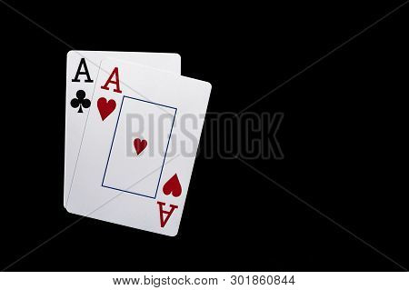 Two Aces, Playing Image & Photo (Free Trial) | Bigstock