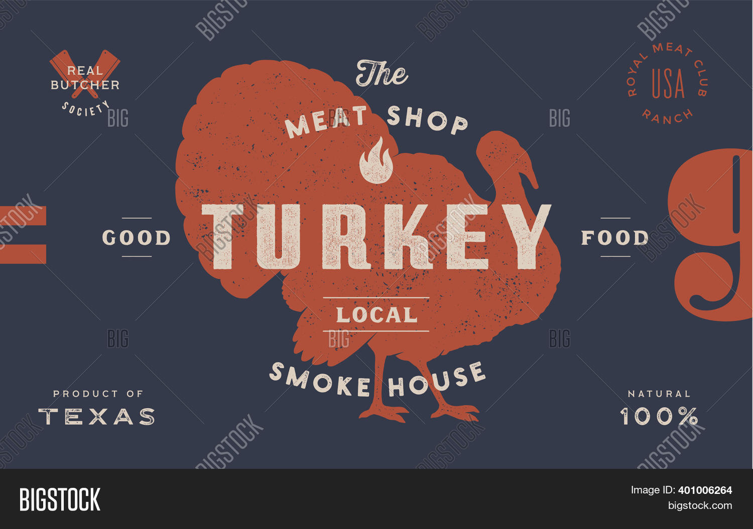 Turkey. Template Label Image & Photo (Free Trial) | Bigstock