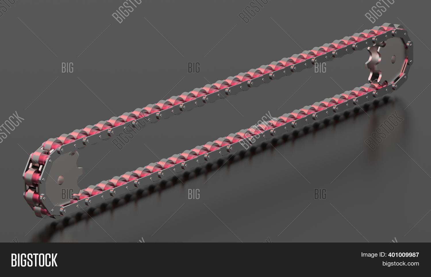 Conveyor Roller Chain Image & Photo (Free Trial) | Bigstock