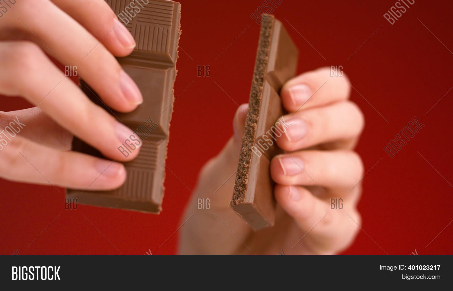 Man Breaking Chocolate Image & Photo (Free Trial) | Bigstock