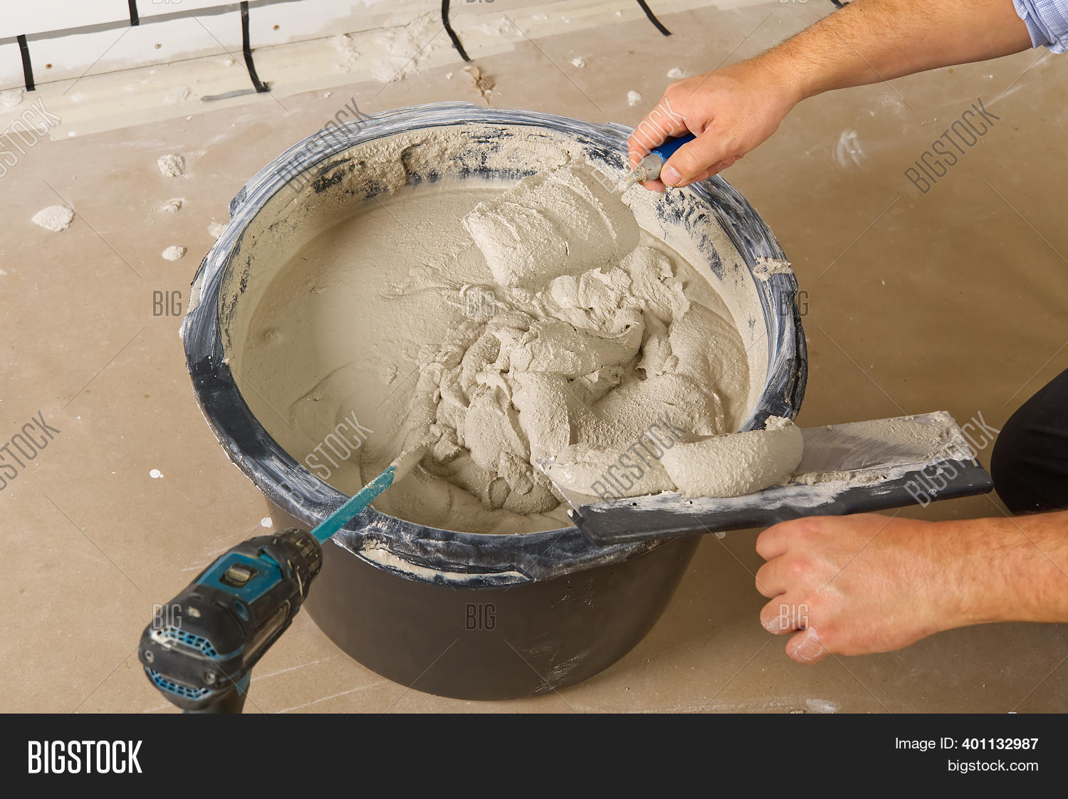 Master Mixes Plaster Image & Photo (Free Trial) | Bigstock