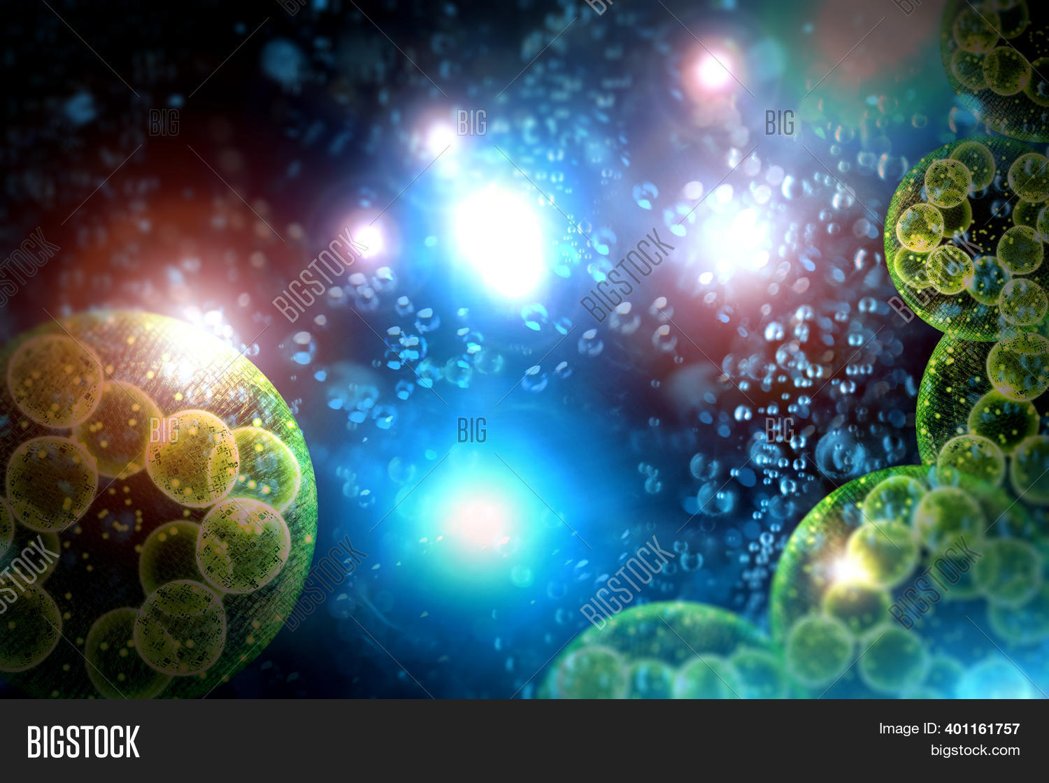 Green Single Cell Image & Photo (Free Trial) | Bigstock